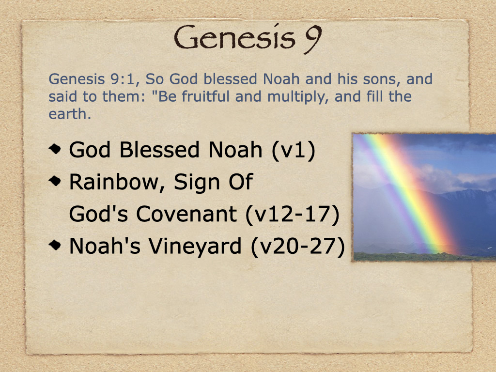Study Genesis 9 on FerventWord