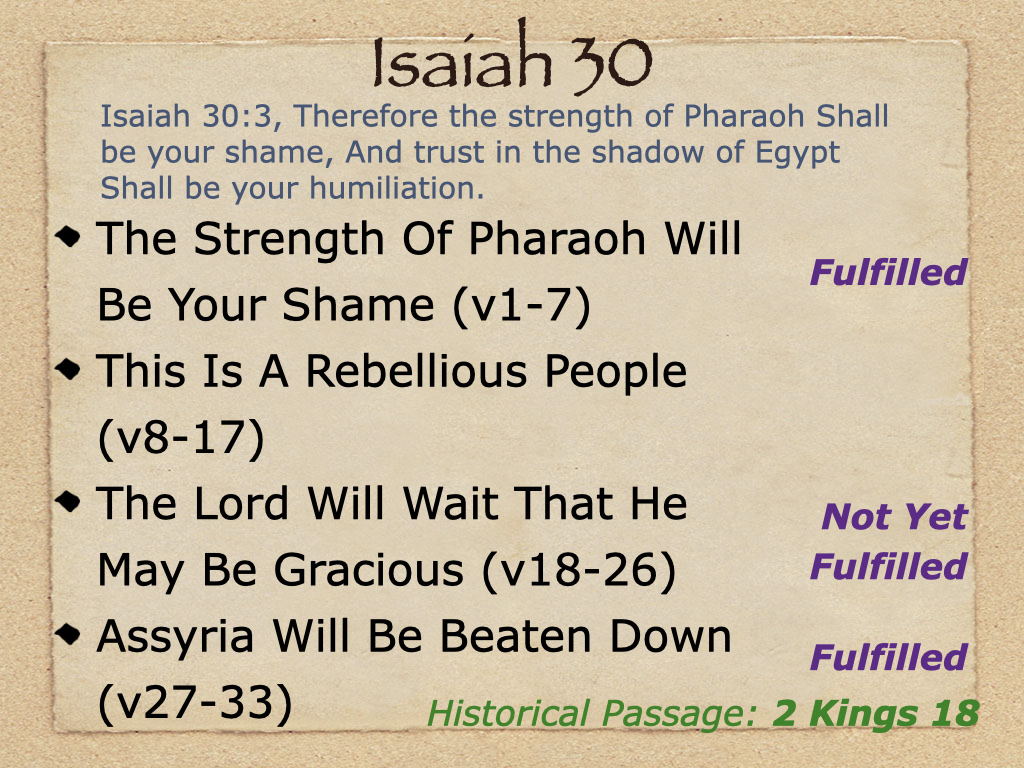 Study Isaiah 30 on FerventWord