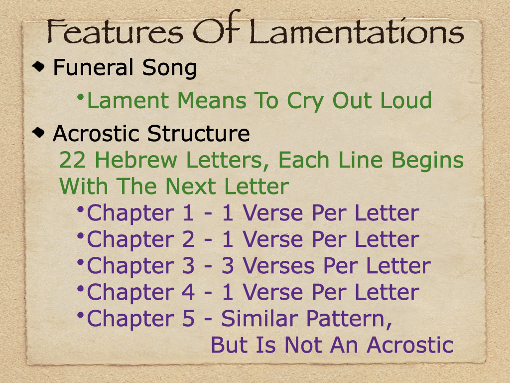 Study Lamentations 2 on FerventWord