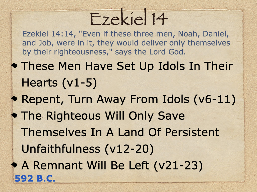 Study Ezekiel 14 on FerventWord