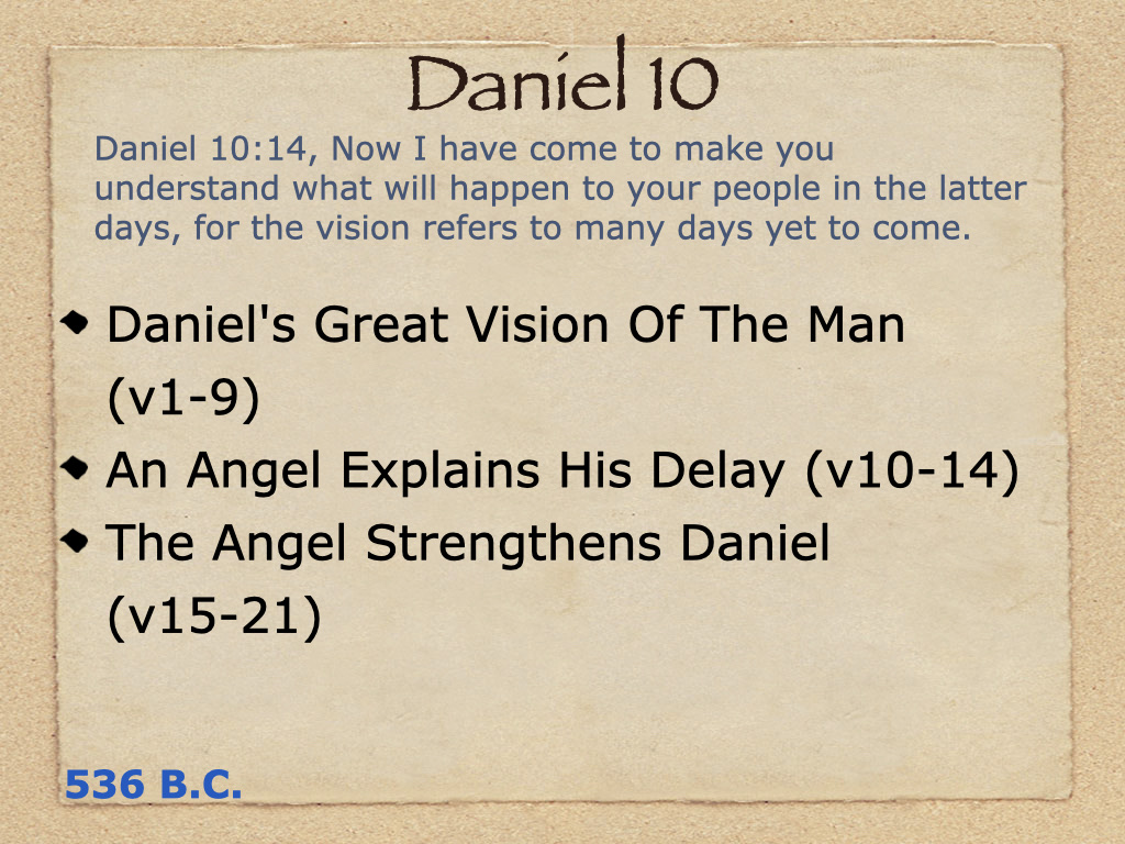 Study Daniel 10 on FerventWord