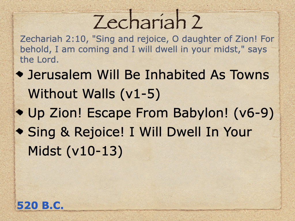 Study Zechariah 2 on FerventWord
