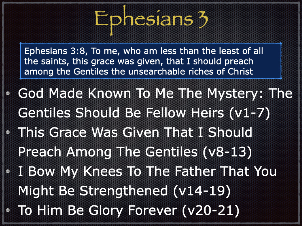 Study Ephesians 3 on FerventWord