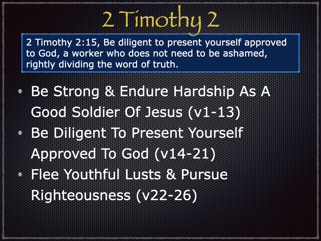 Study 2 Timothy 2 on FerventWord